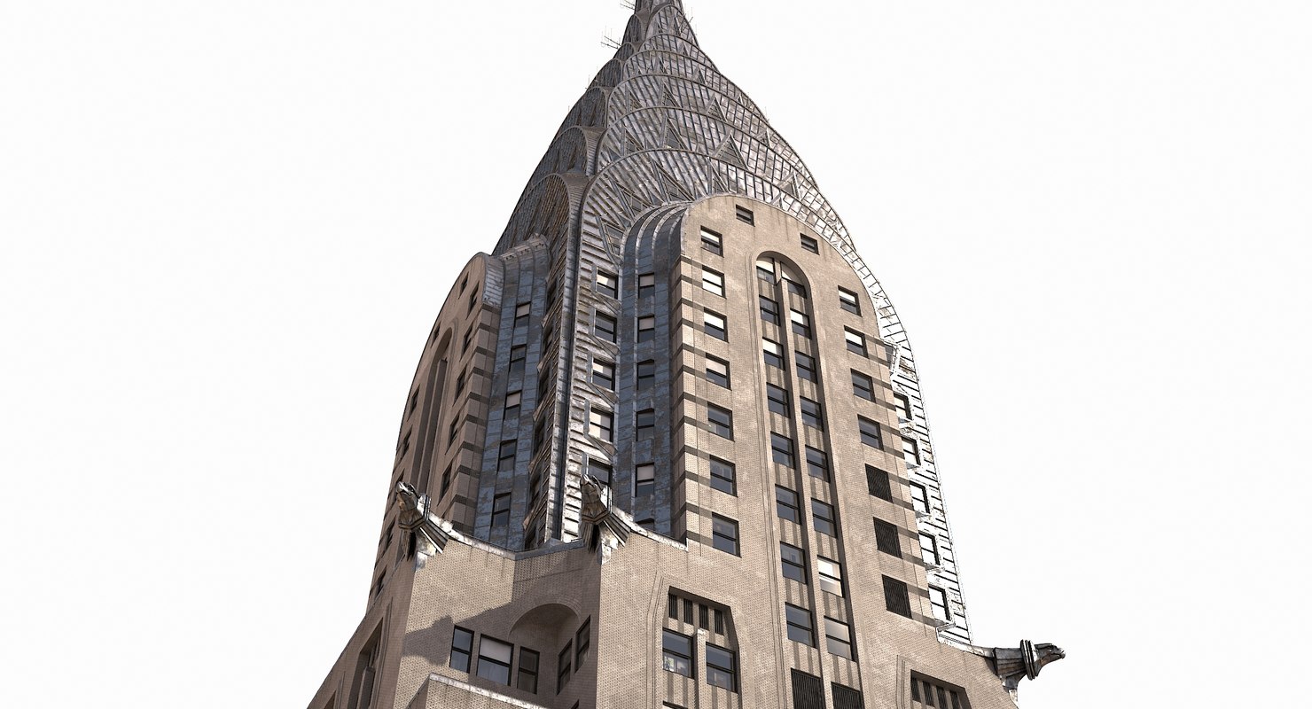 Chrysler building 3D model - TurboSquid 1249251