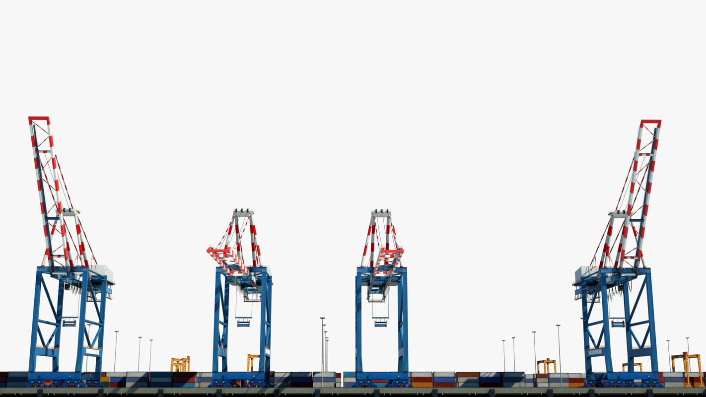 Sea port 3D - TurboSquid 1249314