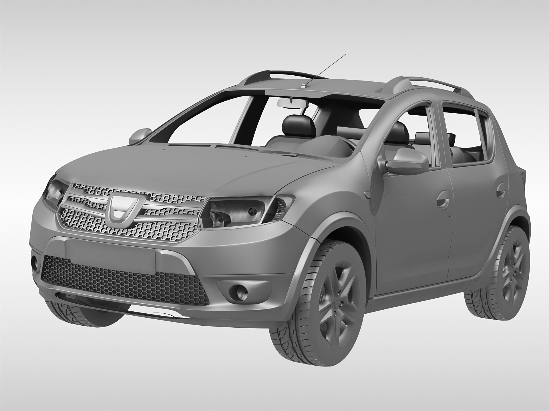 3d dacia car