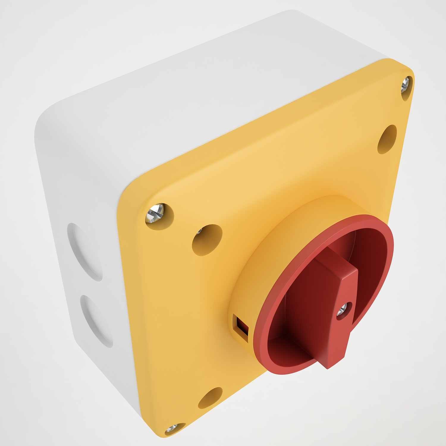 Enclosed disconnect switch 3D model - TurboSquid 1249346