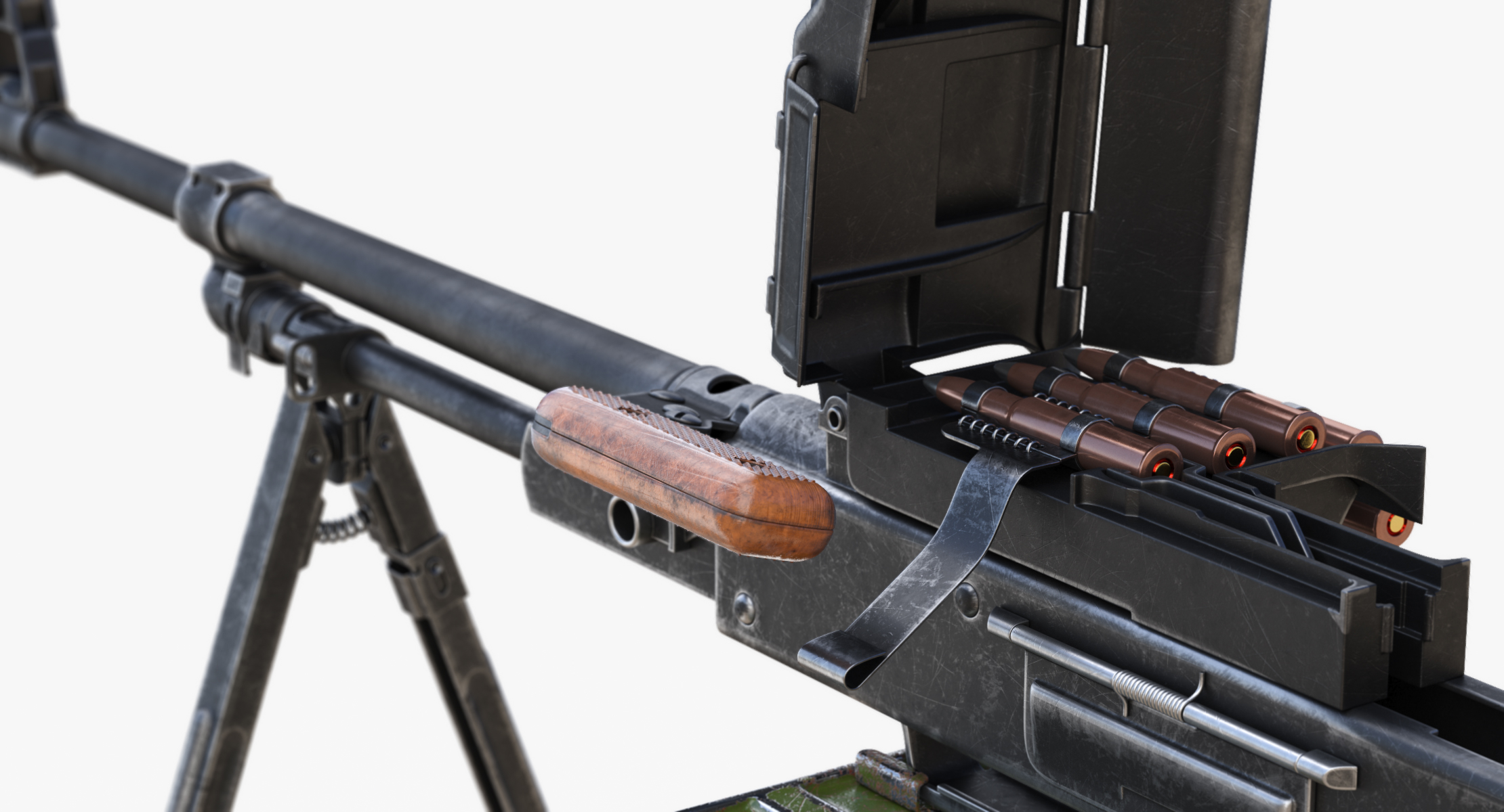 Pkm machine gun model - TurboSquid 1249319