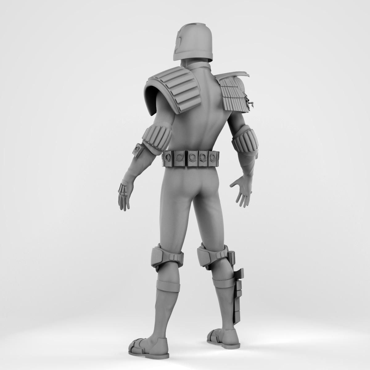 3D judge dredd - TurboSquid 1249696