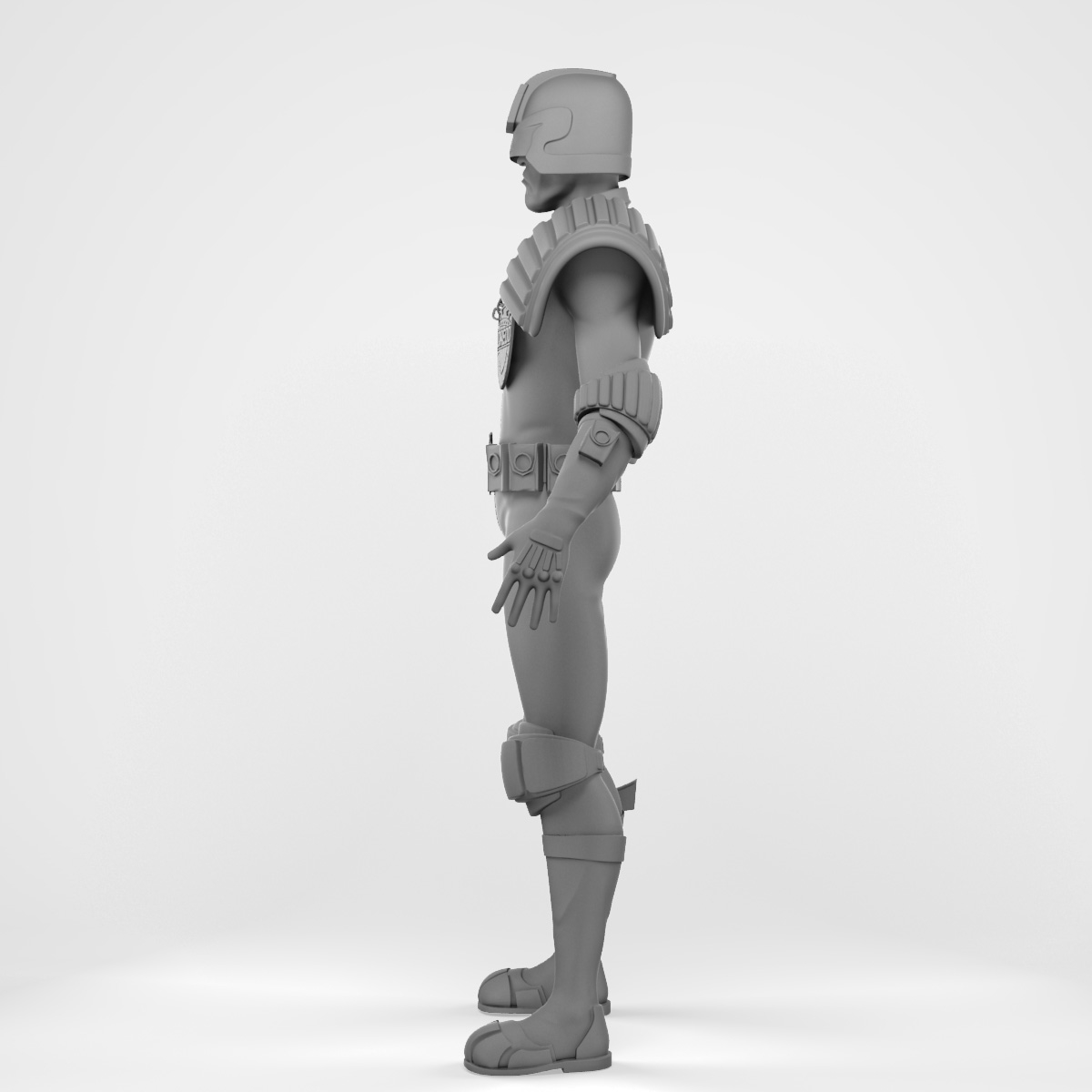 3D judge dredd - TurboSquid 1249696