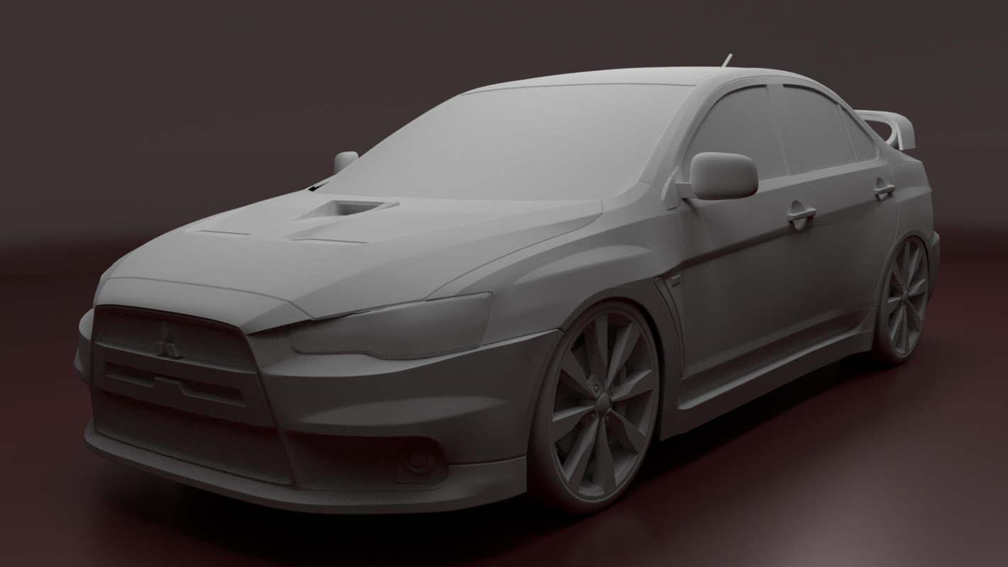 3D model lancer evolution x - TurboSquid 1249781