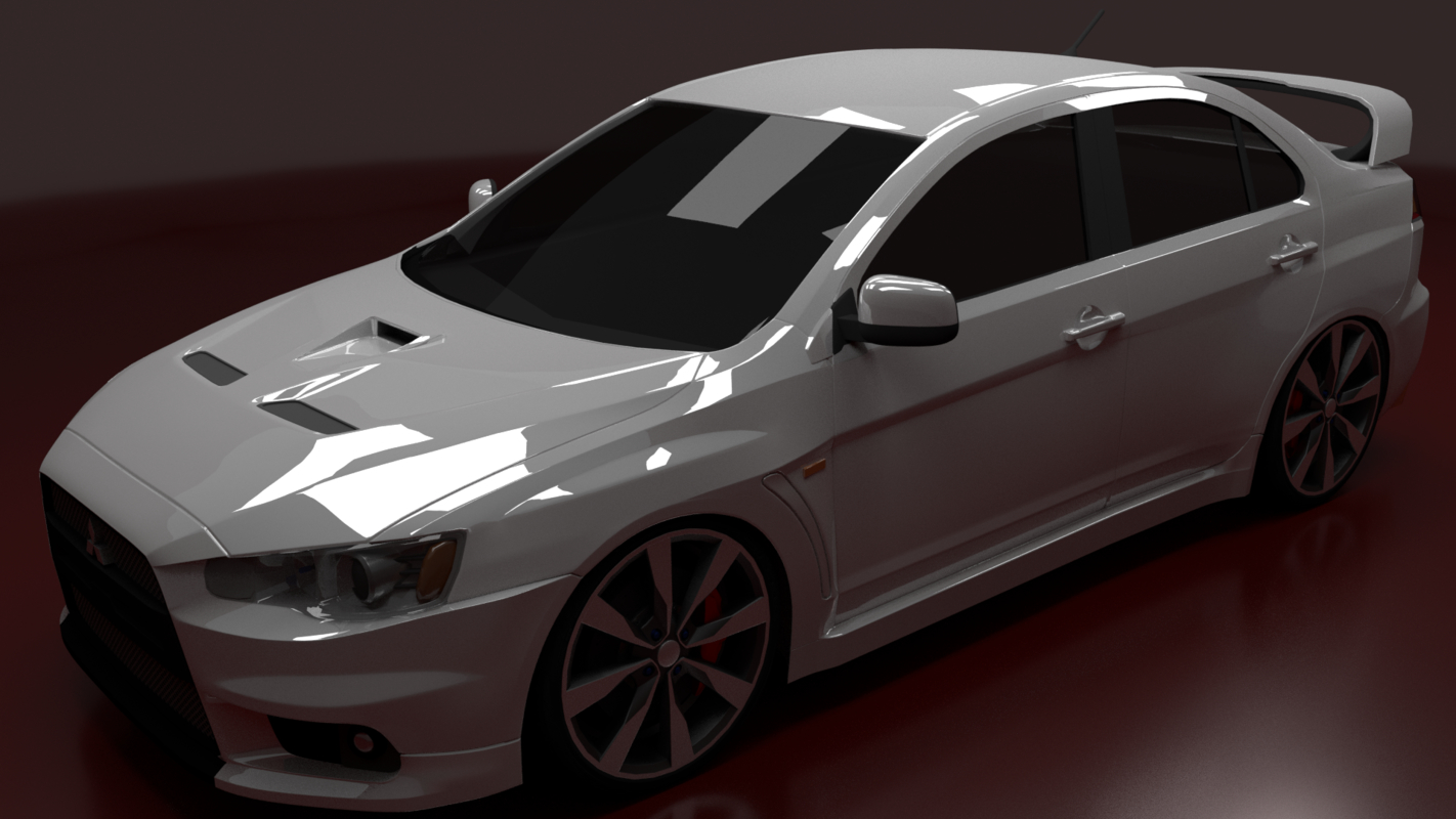 3D model lancer evolution x - TurboSquid 1249781