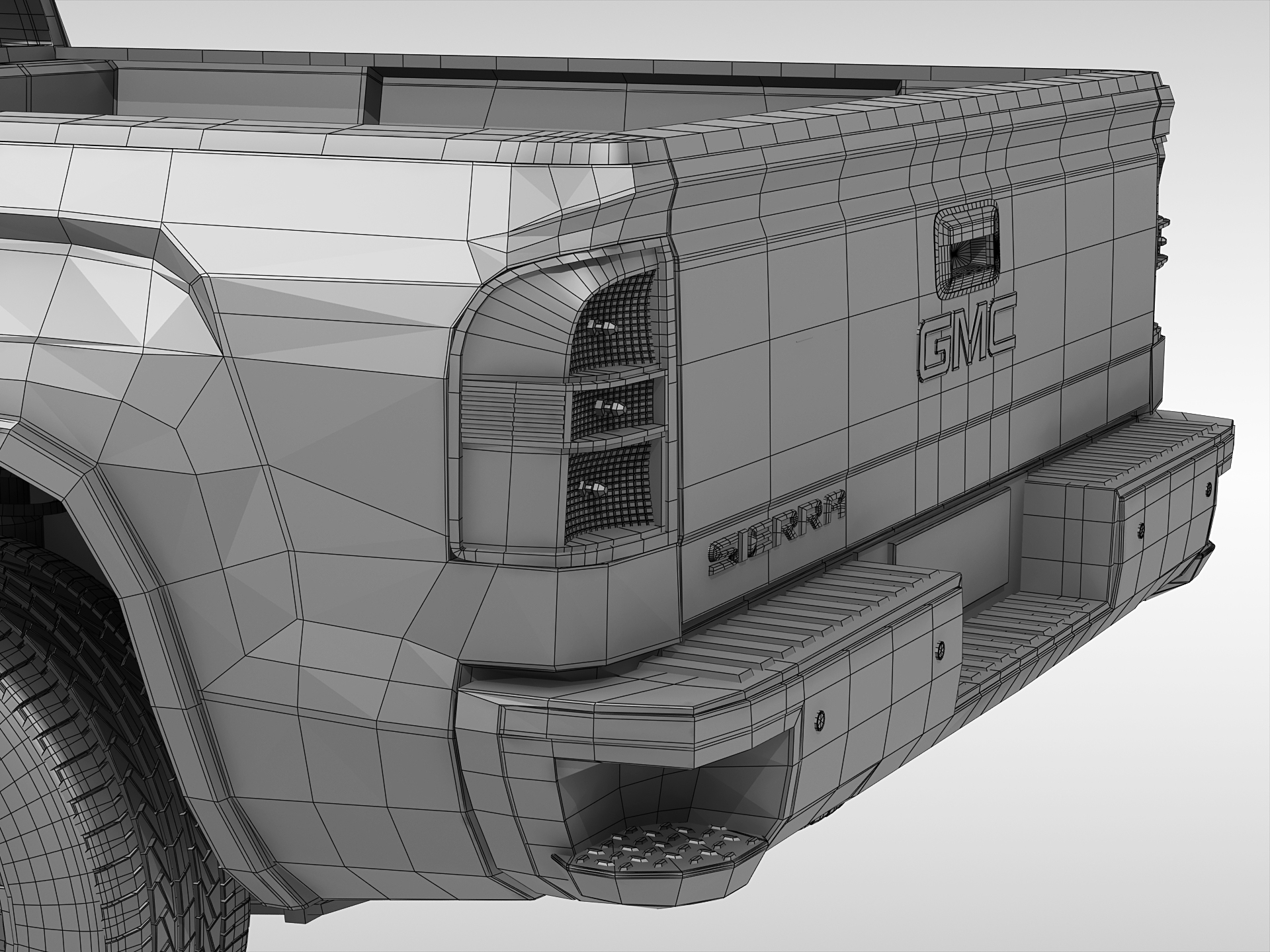 3d model gmc sierra 2014