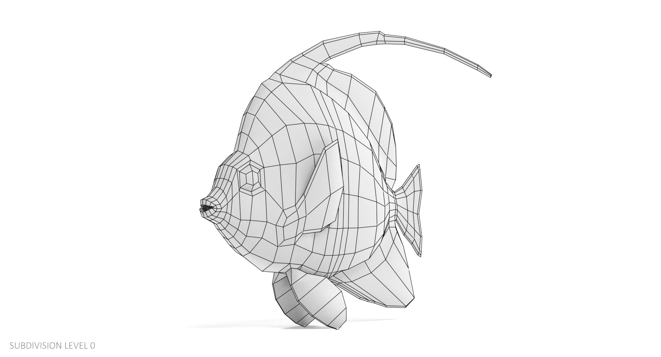 modelo 3d Pez estandarte de aleta larga - TurboSquid 1250108