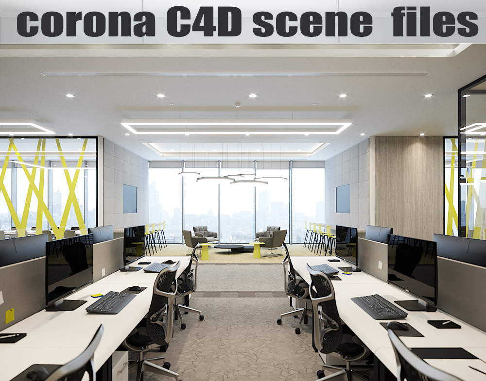 Corona files - office model - TurboSquid 1250328