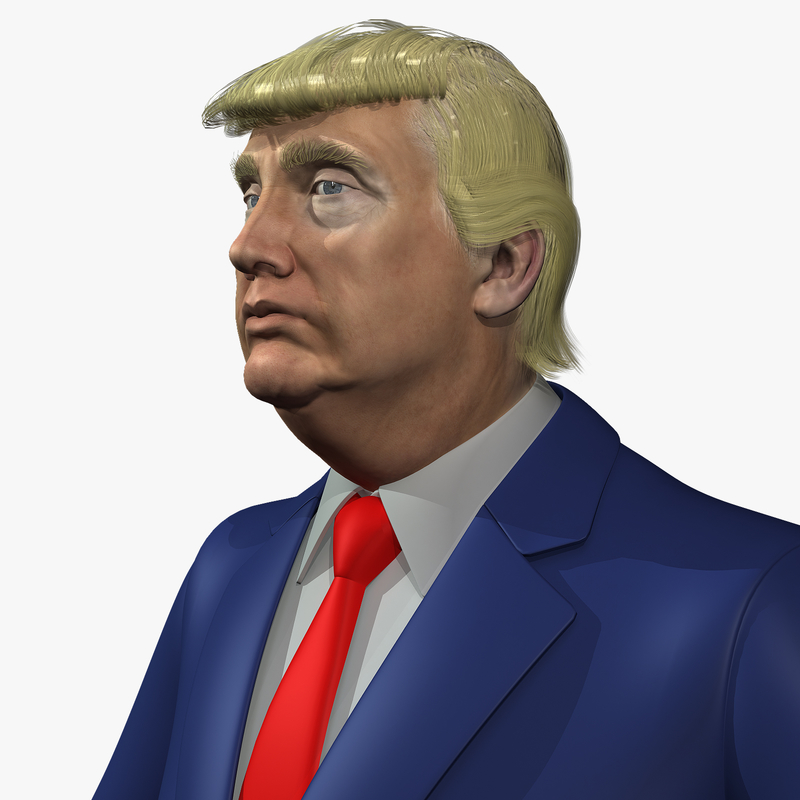 3D president donald trump model - TurboSquid 1250734