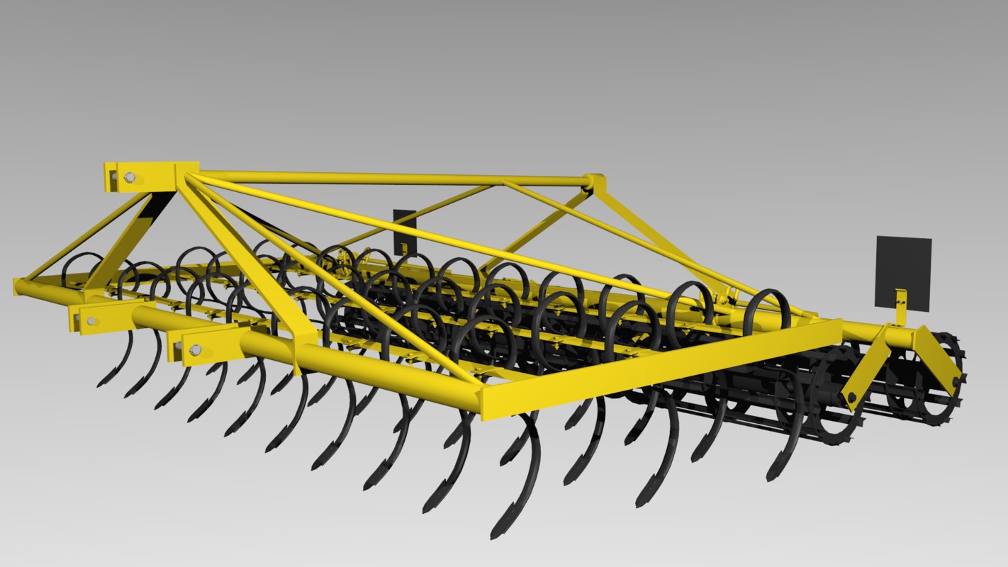 Cultivator 3D model - TurboSquid 1250769