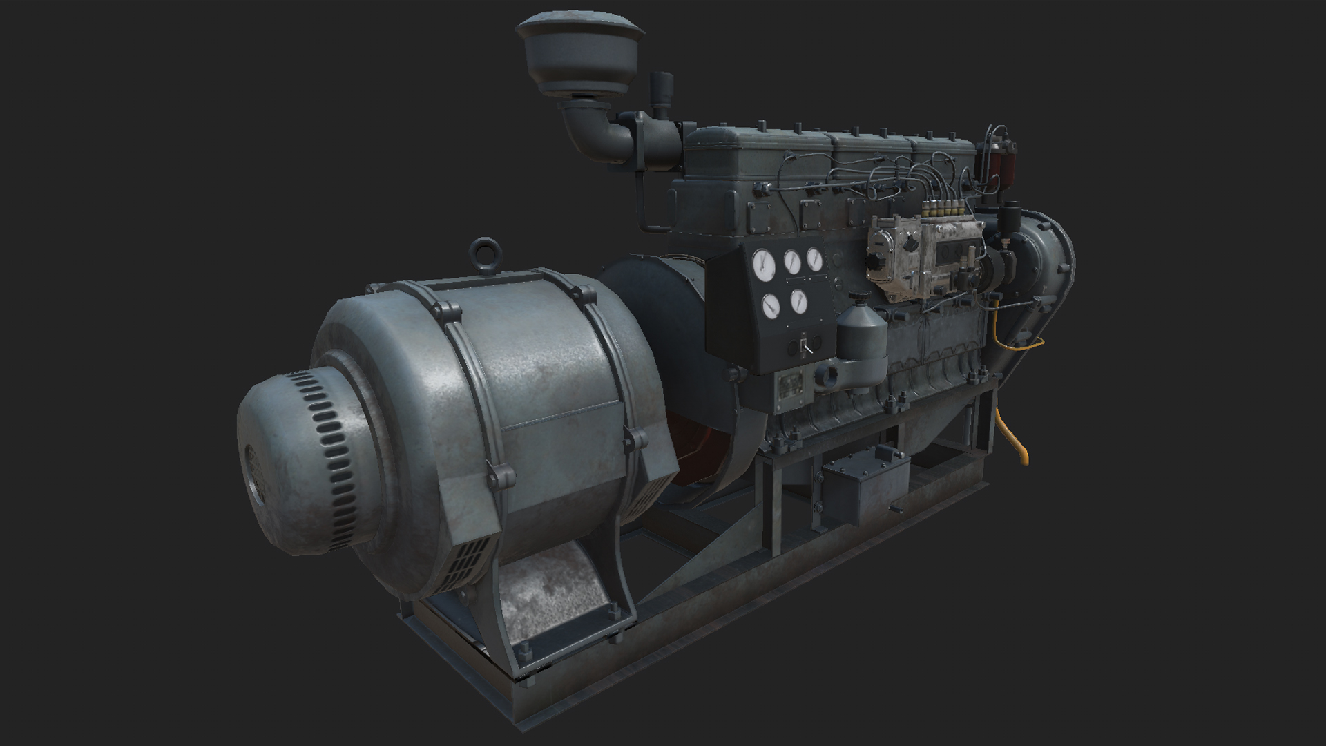 3D model old diesel generator - TurboSquid 1250800