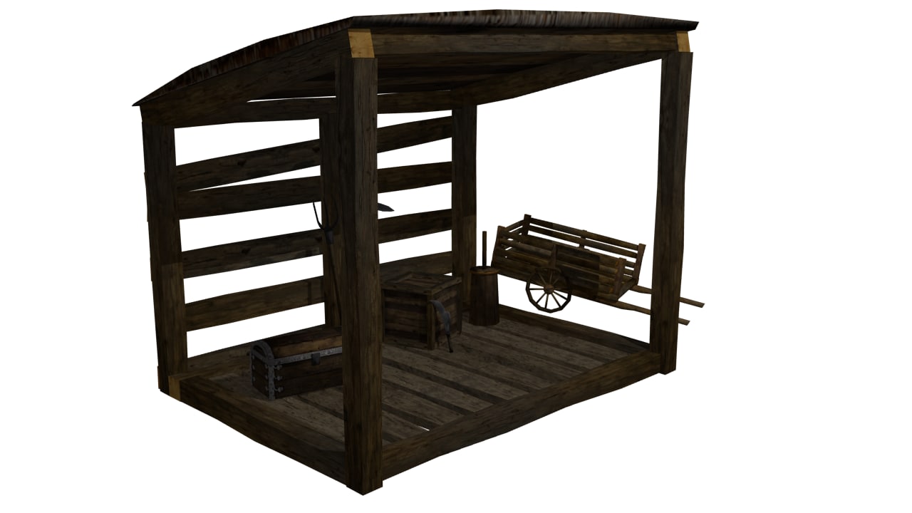 Medieval storage spot 3D model - TurboSquid 1250808