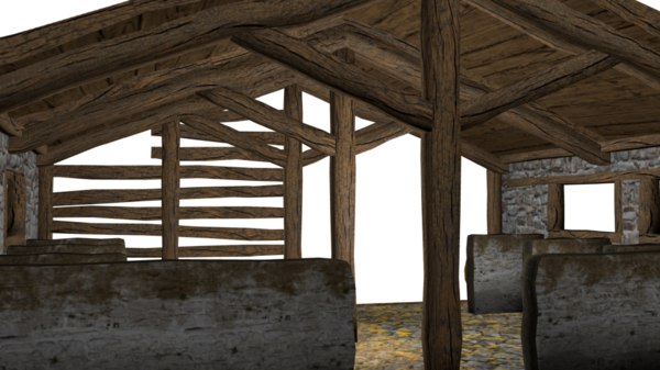 modelo 3d Establo medieval - TurboSquid 1250801