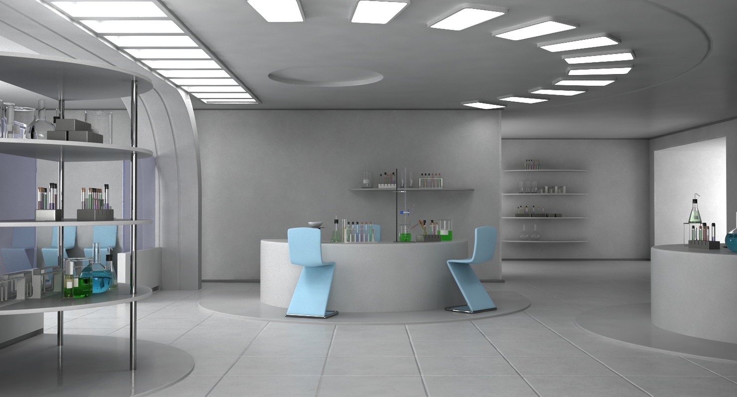Modern laboratory 3D - TurboSquid 1250980