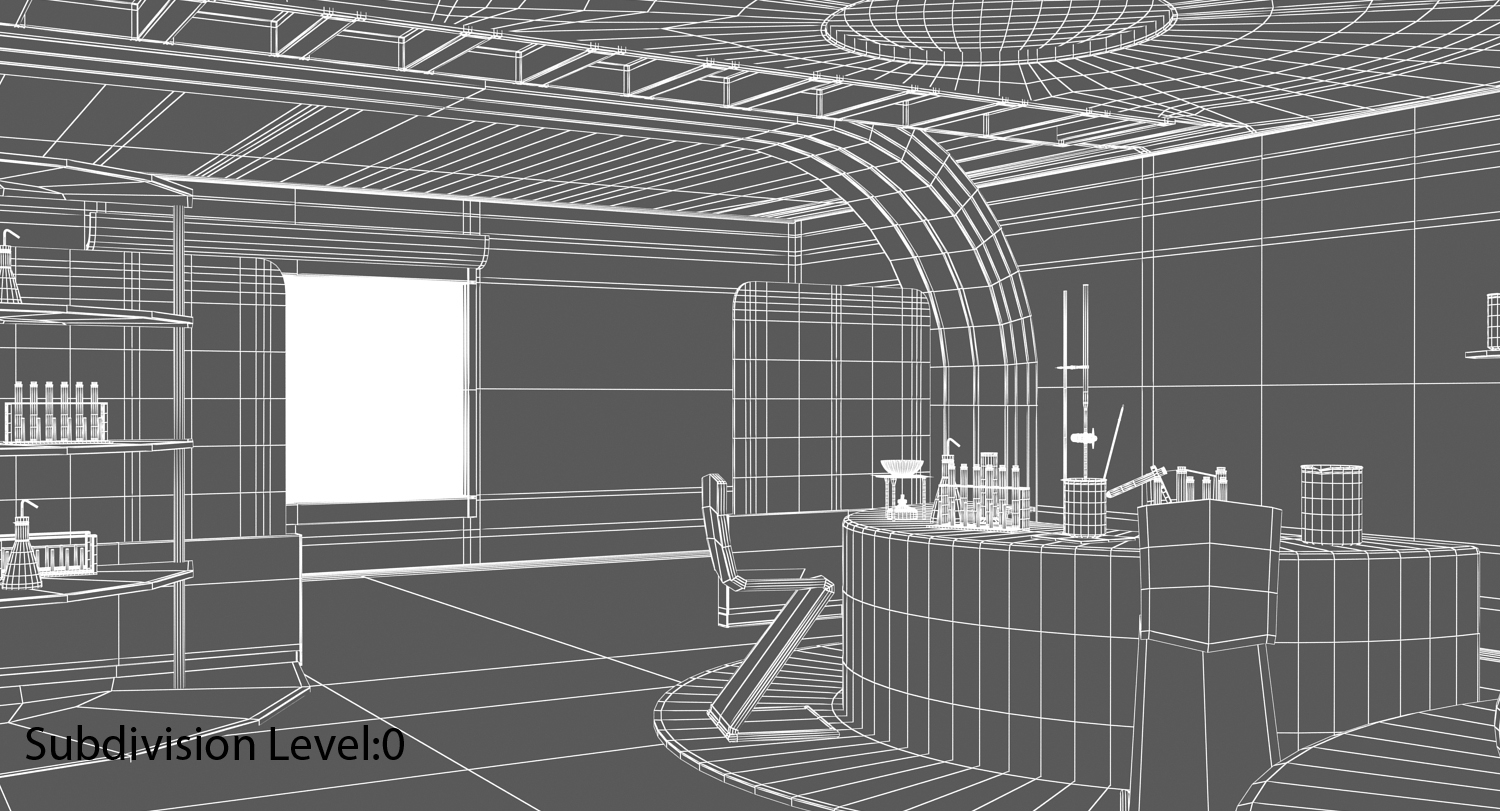 Modern laboratory 3D - TurboSquid 1250980