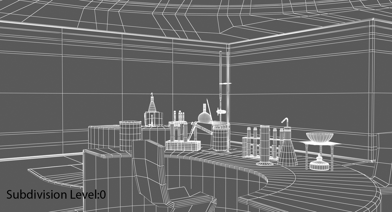 Modern laboratory 3D - TurboSquid 1250980