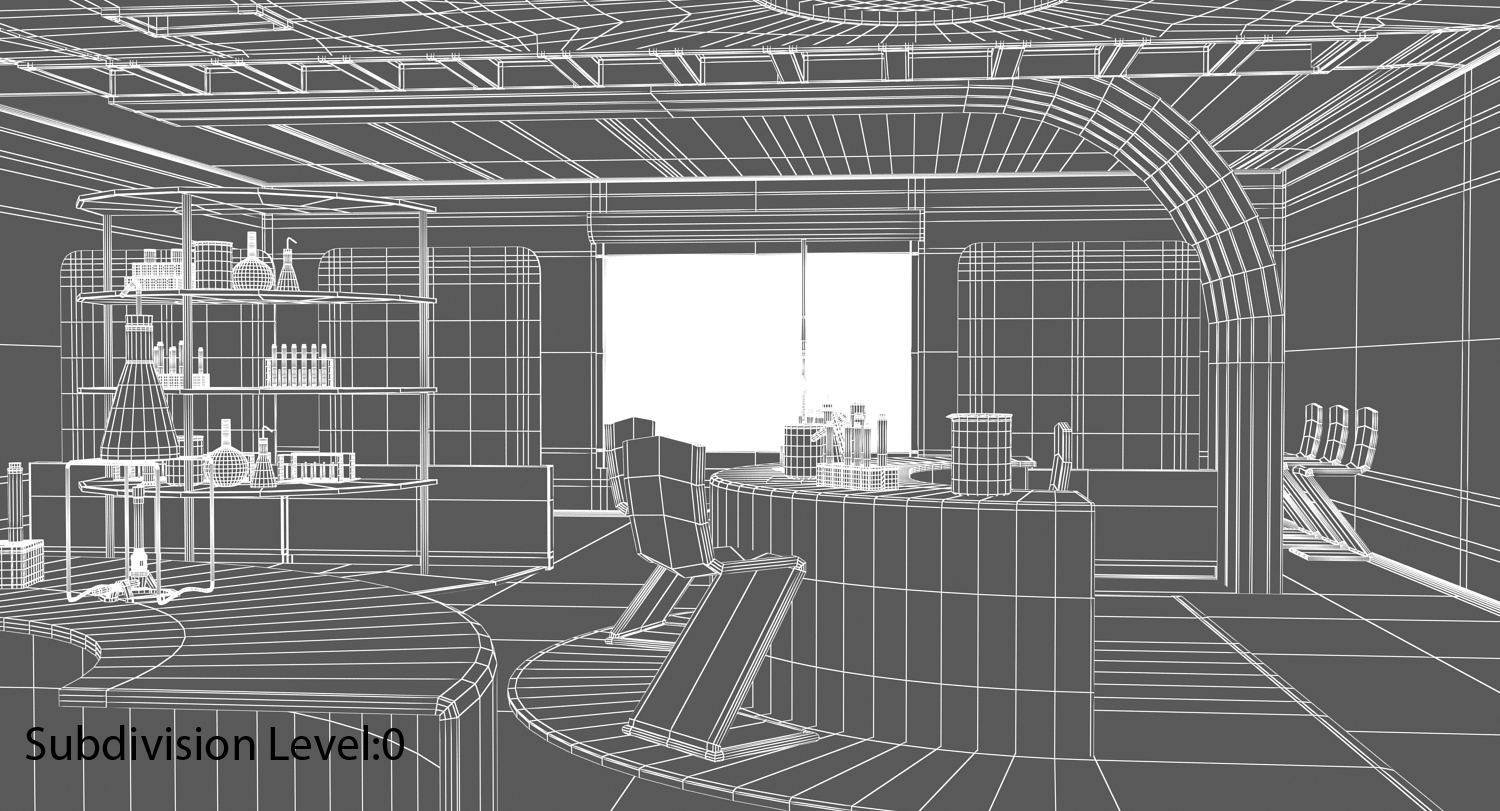 Modern laboratory 3D - TurboSquid 1250980