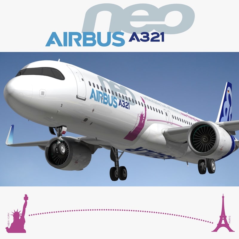 3D airbus a321lr neo - TurboSquid 1250962