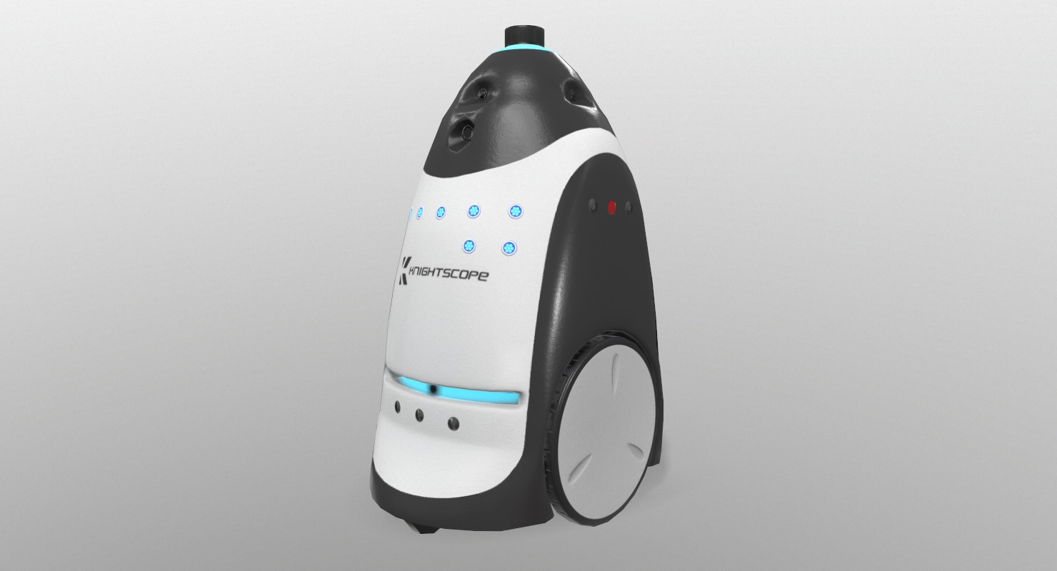 3D knightscope k3 robot - TurboSquid 1251038