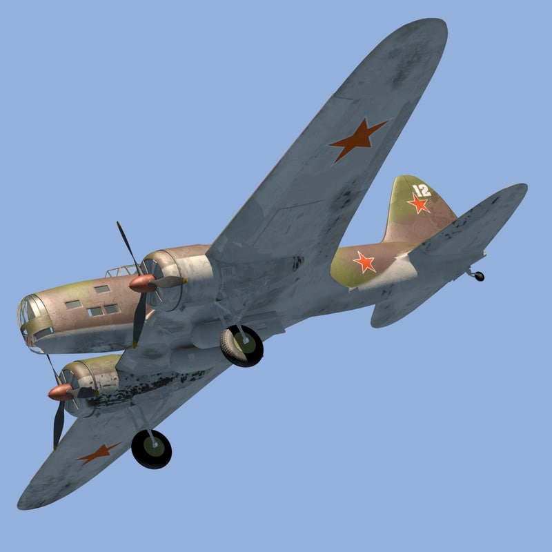 Avião DB-3 Modelo 3D - TurboSquid 1251043