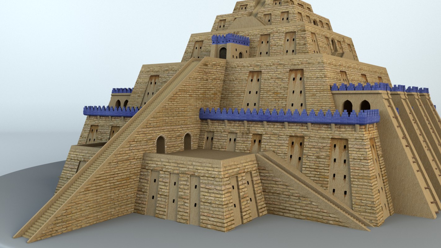 3D model mesopotamia ziggurat - TurboSquid 1251089