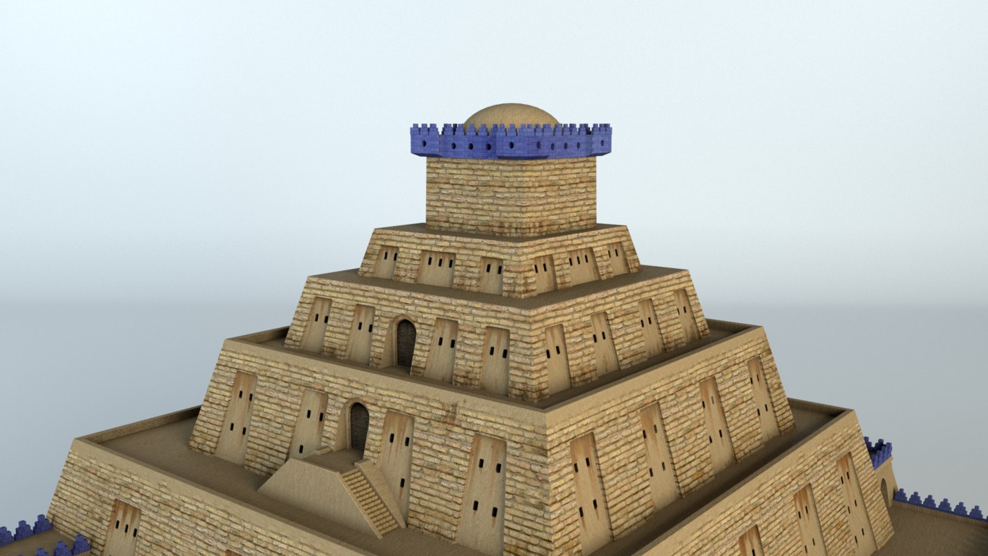 3D model mesopotamia ziggurat - TurboSquid 1251089