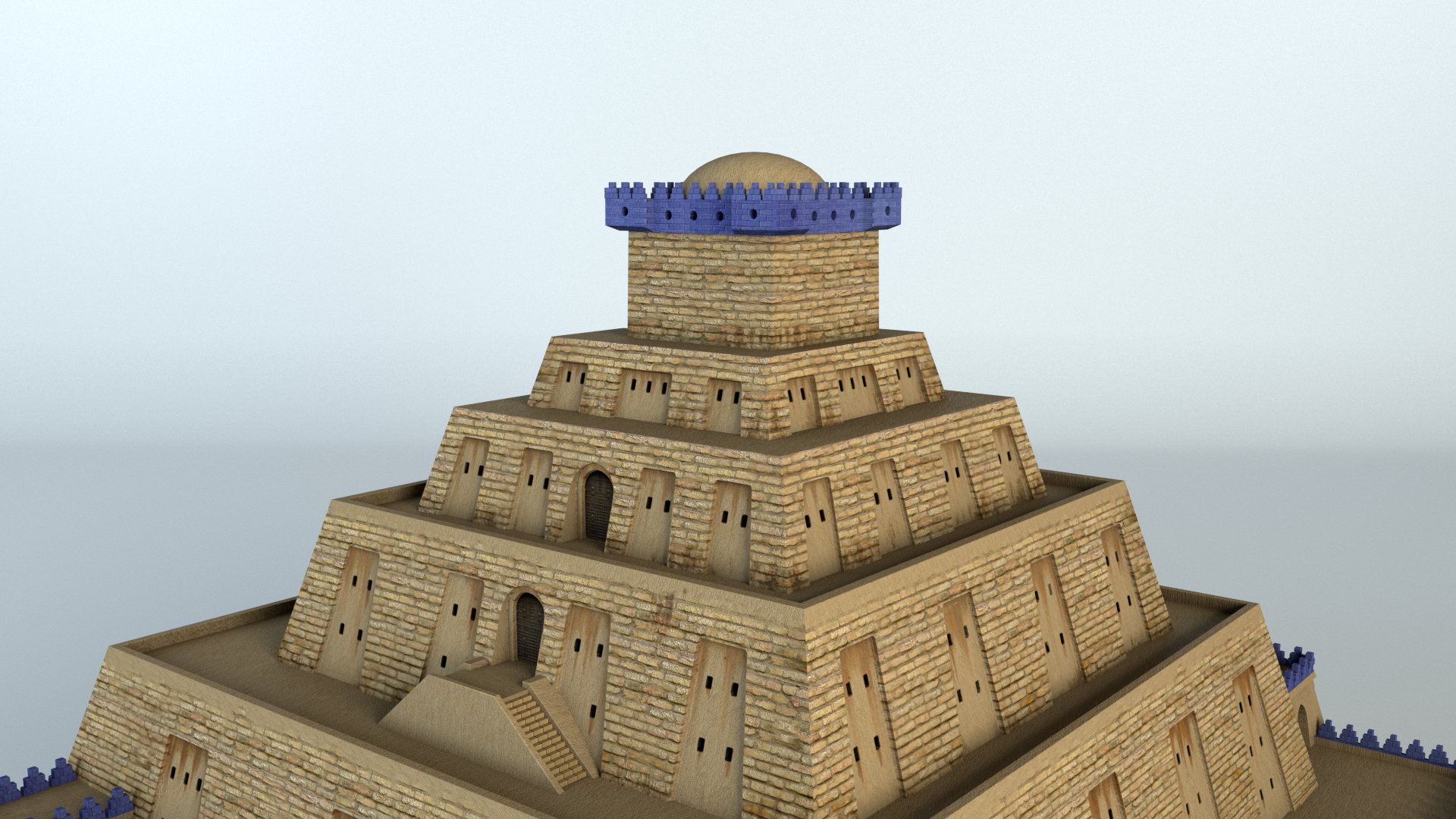 3D model mesopotamia ziggurat - TurboSquid 1251089