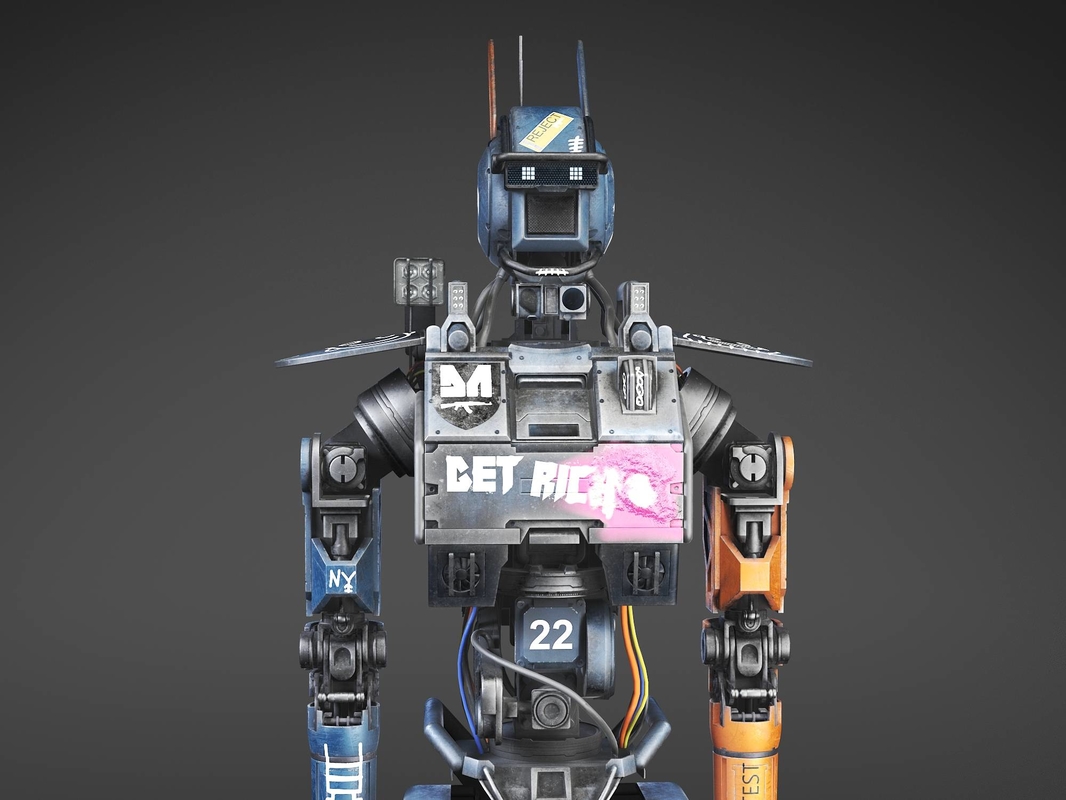 Chappie robot 3D model - TurboSquid 1251084