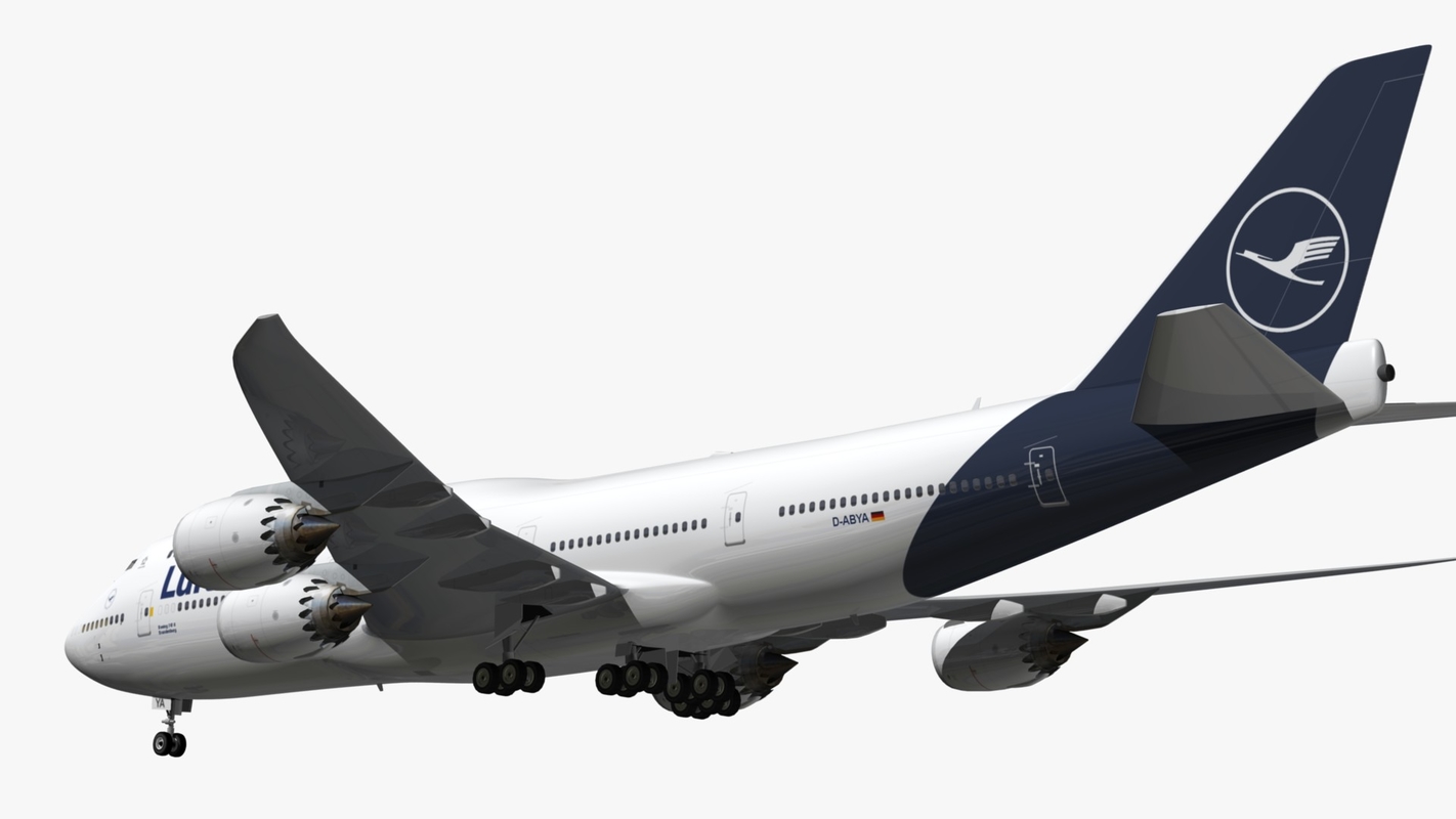 modelo 3d Boeing 748 Lufthansa NL - TurboSquid 1251114