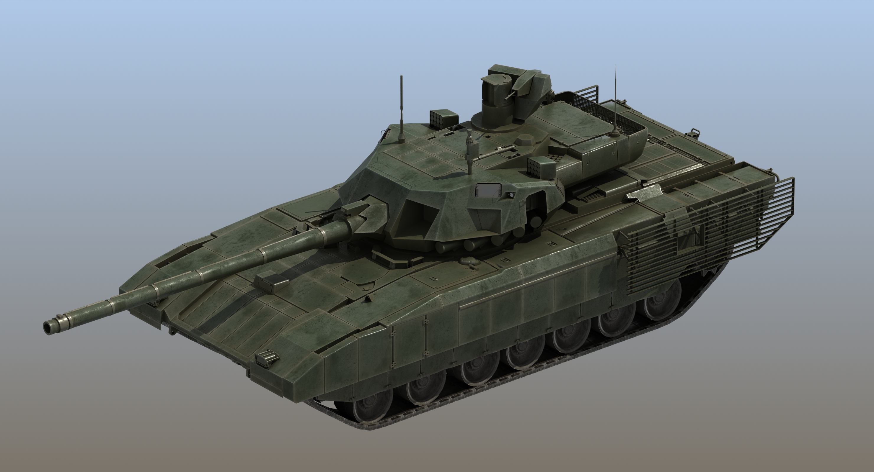 Armata T-14坦克3D模型 - TurboSquid 1251290