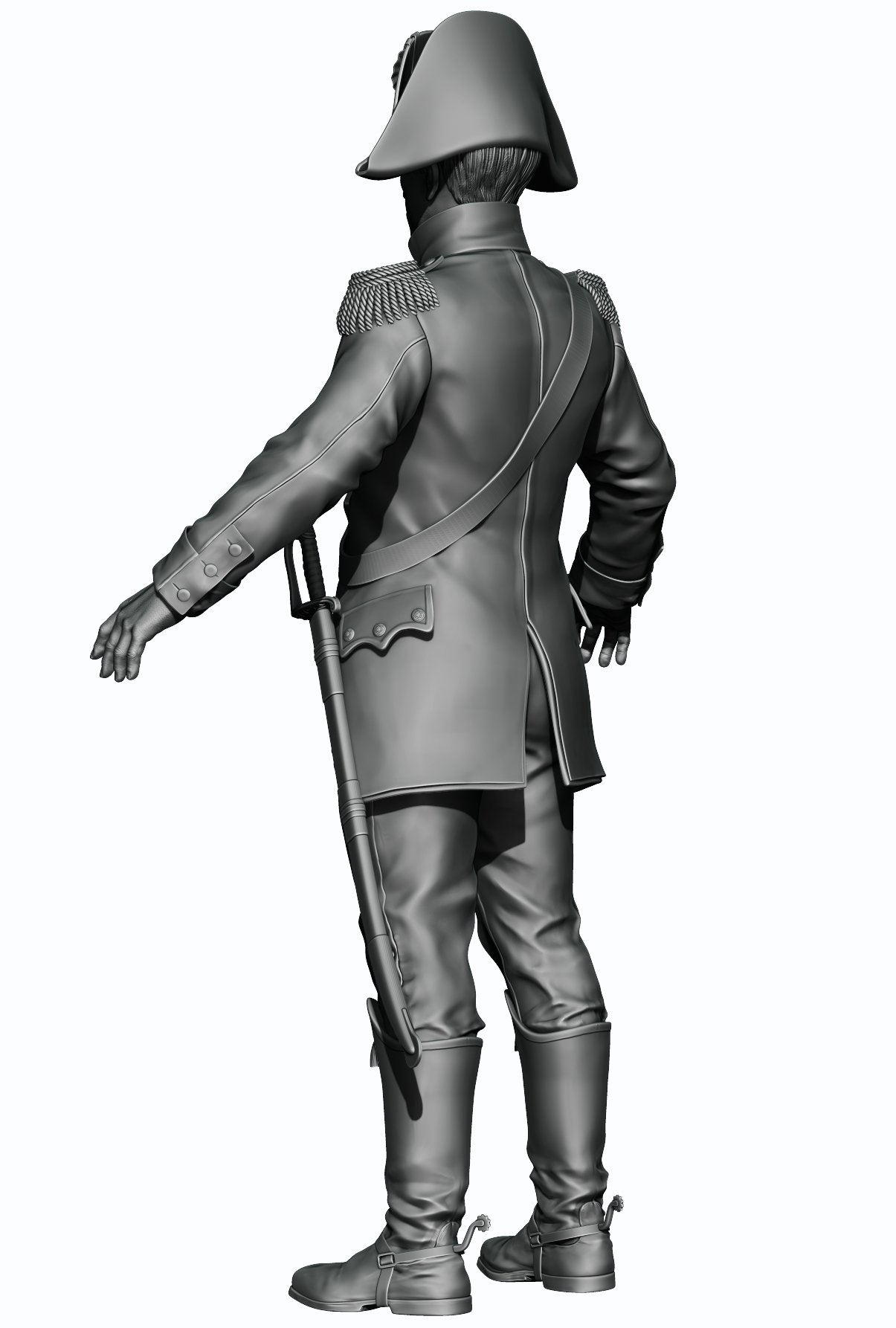 Napoleon infantry infantryman 3D model - TurboSquid 1251295
