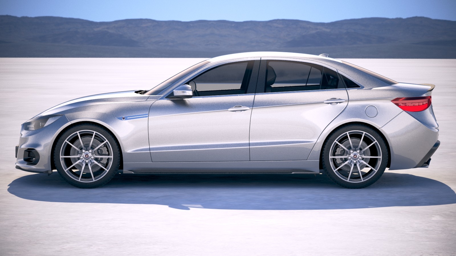 Generic sedan 2018 3D - TurboSquid 1251343