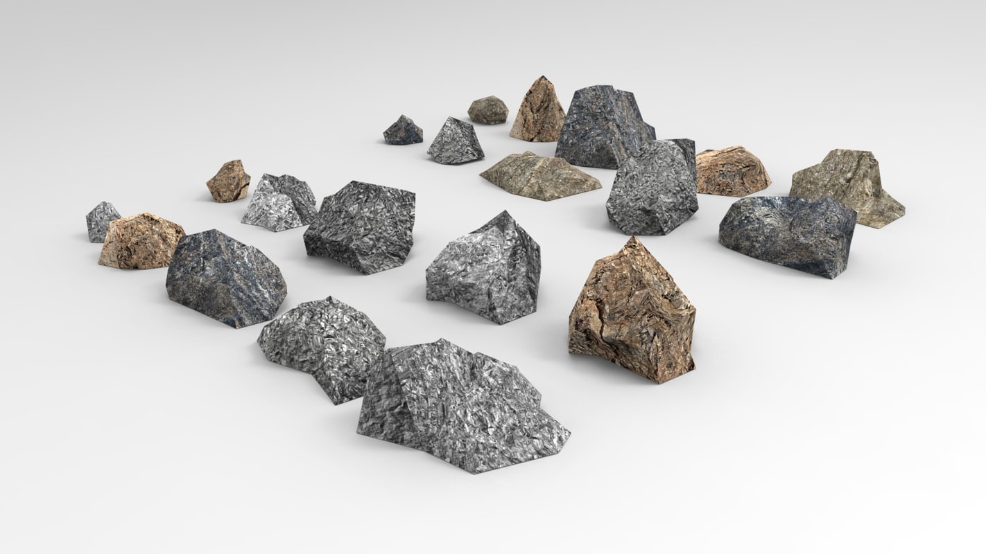 3D rocks - TurboSquid 1251359