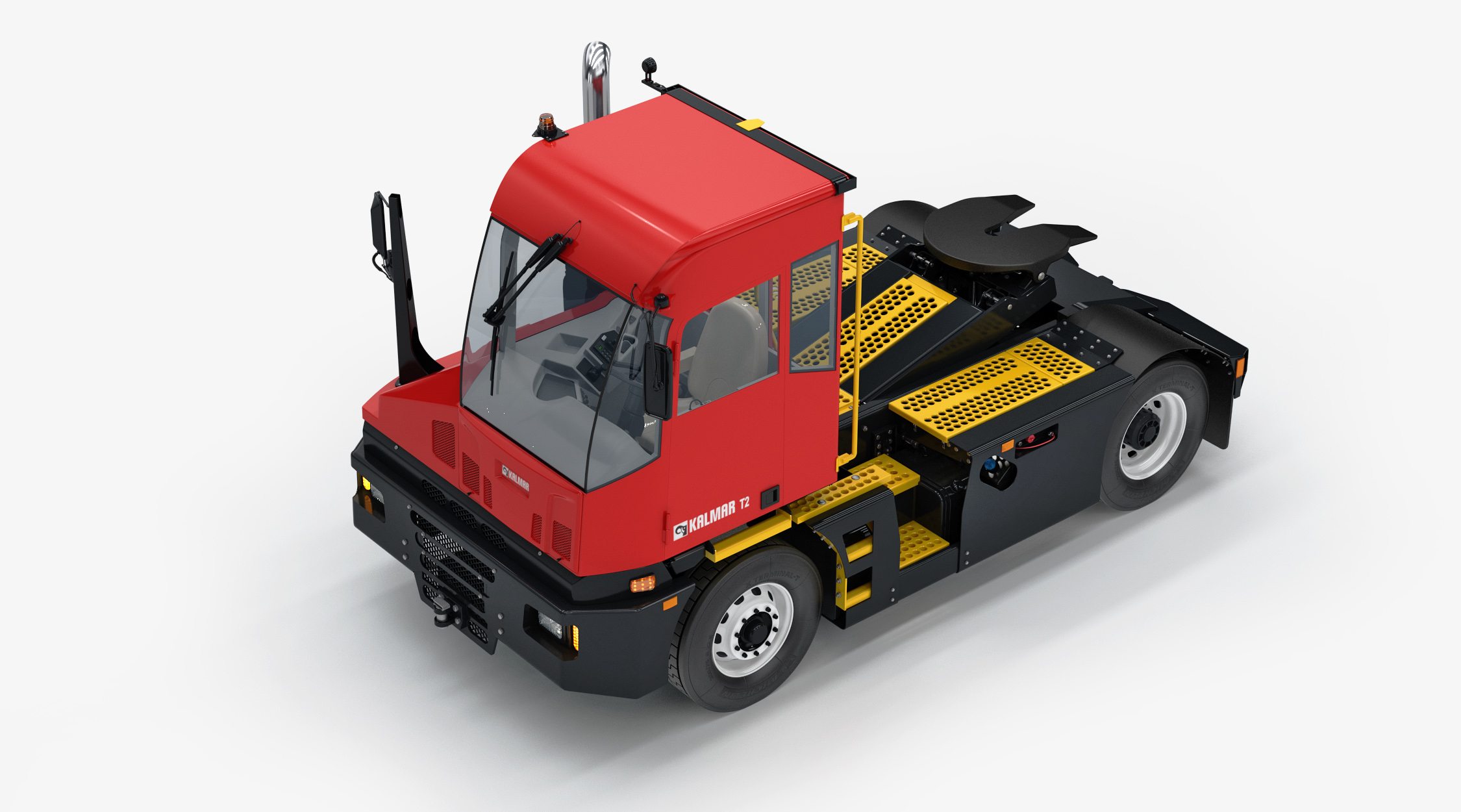 Kalmar t2 terminal tractor 3D model - TurboSquid 1250635