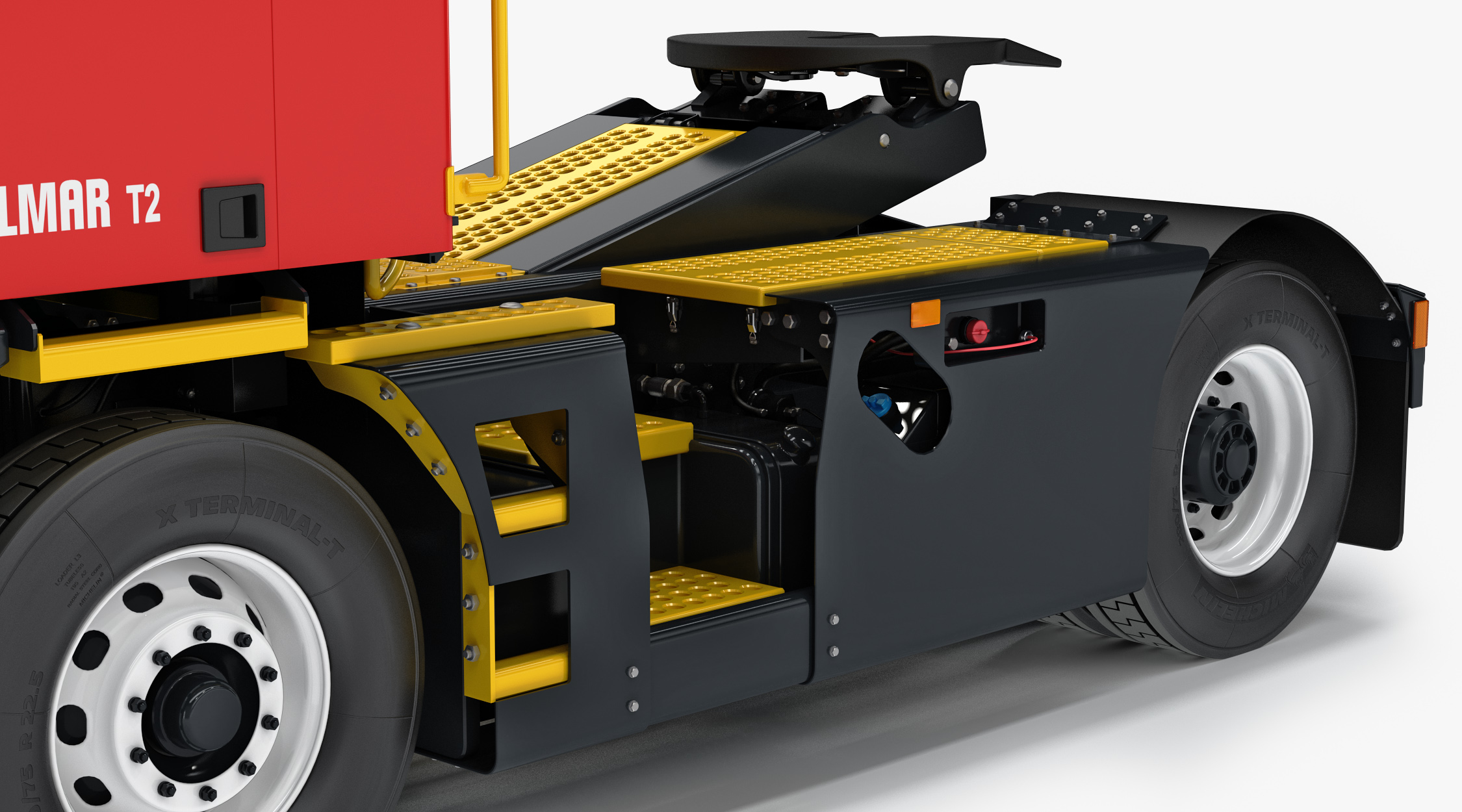 Kalmar t2 terminal tractor 3D model - TurboSquid 1250635