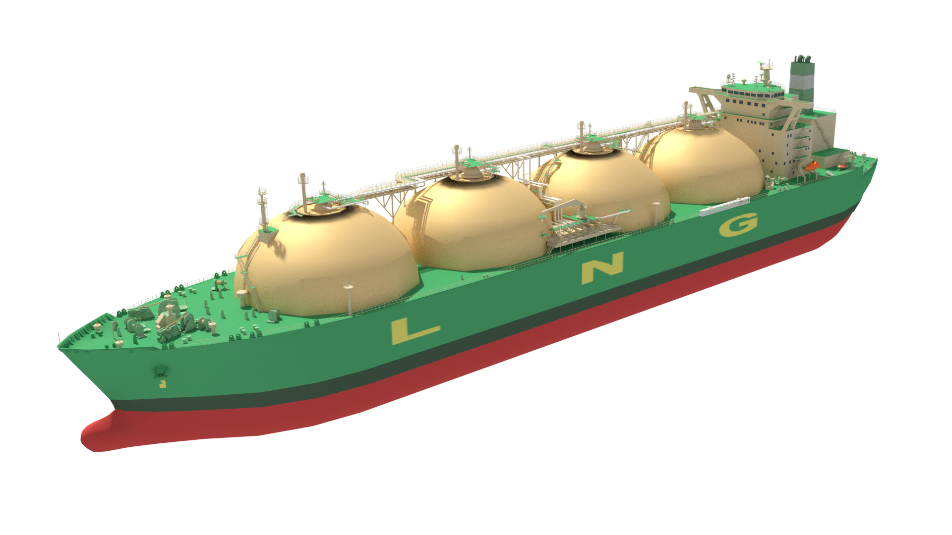Lng carriers 3D model - TurboSquid 1251723