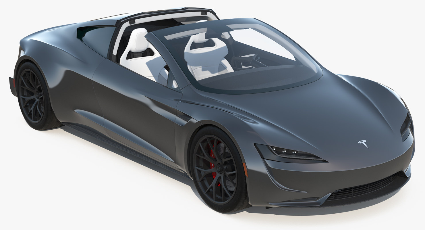 3D tesla roadster 2017 - TurboSquid 1252052