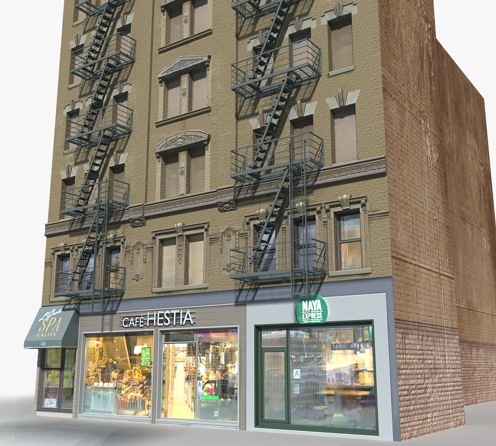 NYC East 43 Street Building 02 - NIEDRIGE POLY 3D-Modell - TurboSquid ...