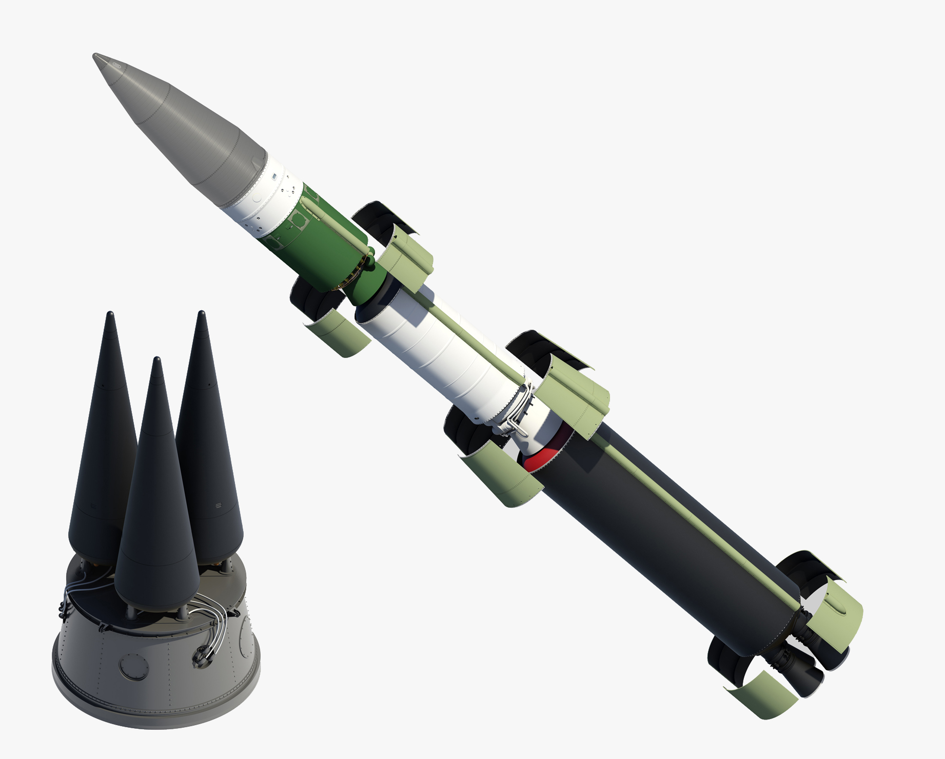 Minuteman III Sammlung 3D-Modell - TurboSquid 1252190