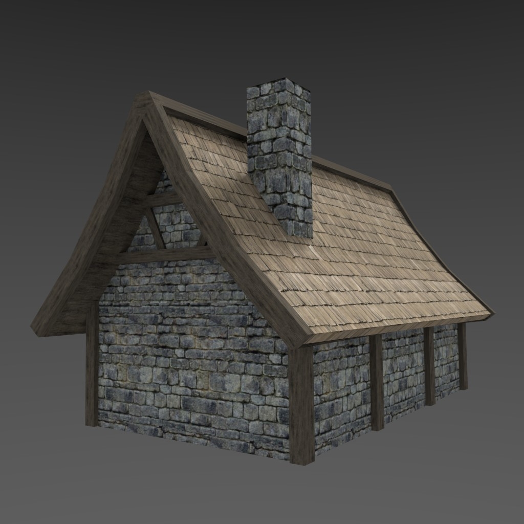 Medieval house 3D model - TurboSquid 1252177