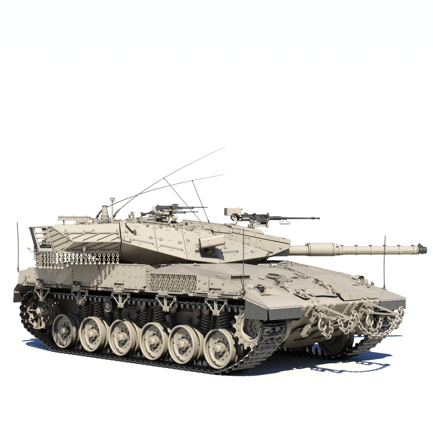 Merkava 2 mk 2d 3D - TurboSquid 1252306