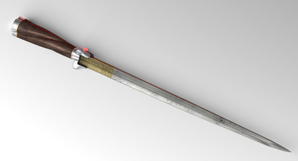 Tri-edge german dagger 3D - TurboSquid 1252524