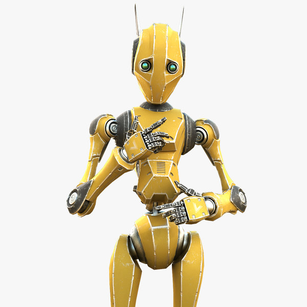 3d praying mantis robot model