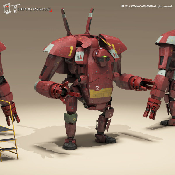 3D model sci-fi mech - TurboSquid 1252681