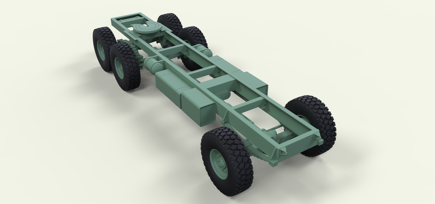 modelo 3d Chasis 6x6 - TurboSquid 1252844