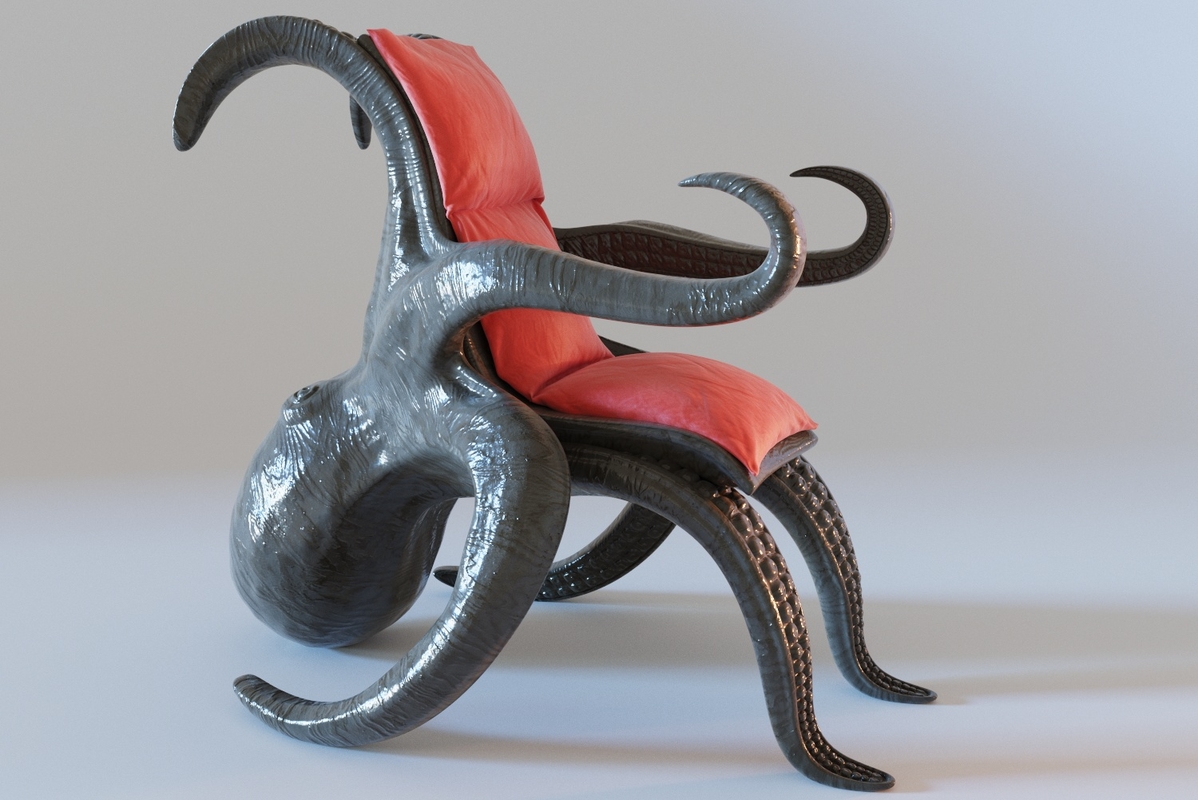 3D octopus chair - TurboSquid 1252828