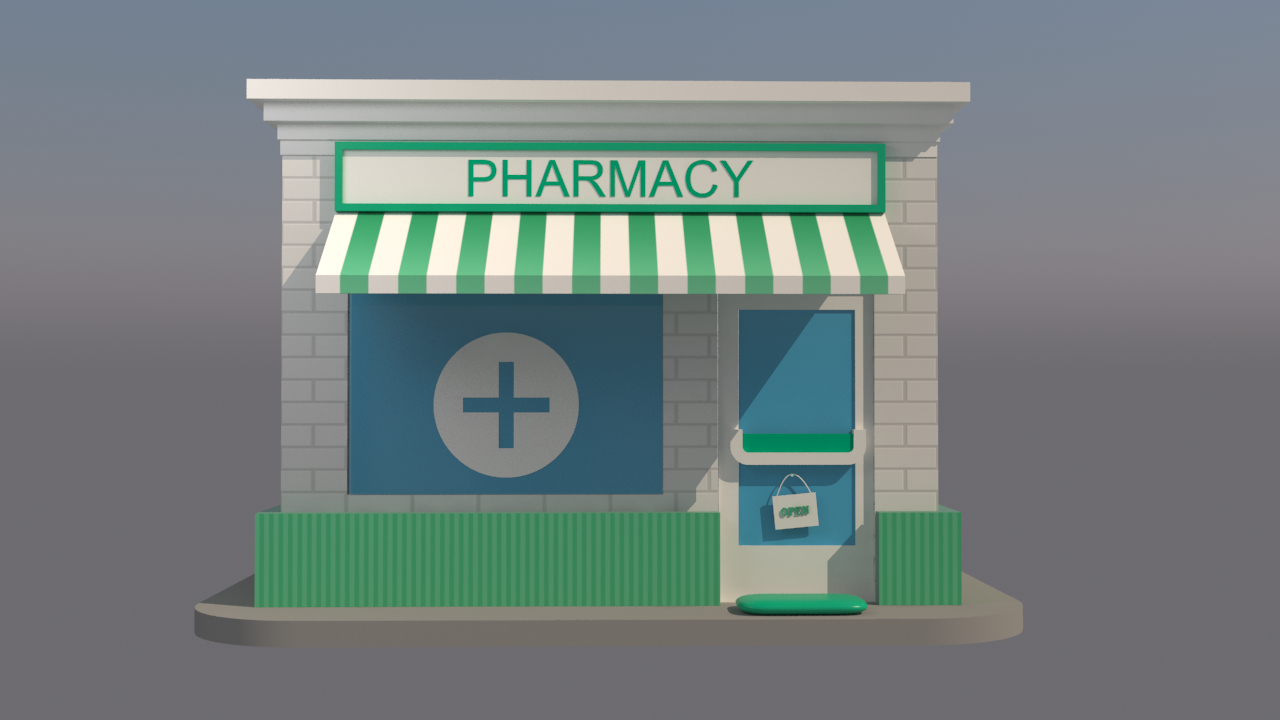 Pharmacy 3D Models for Download | TurboSquid