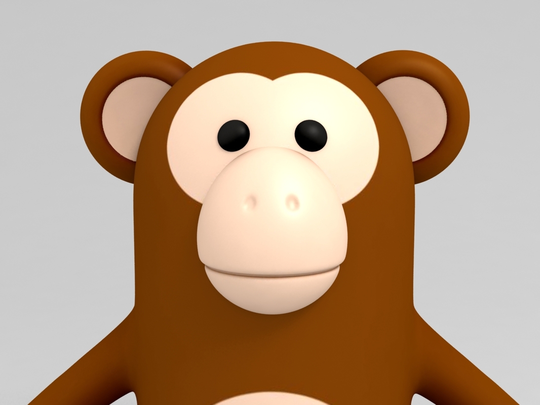3D monkey character model - TurboSquid 1252894