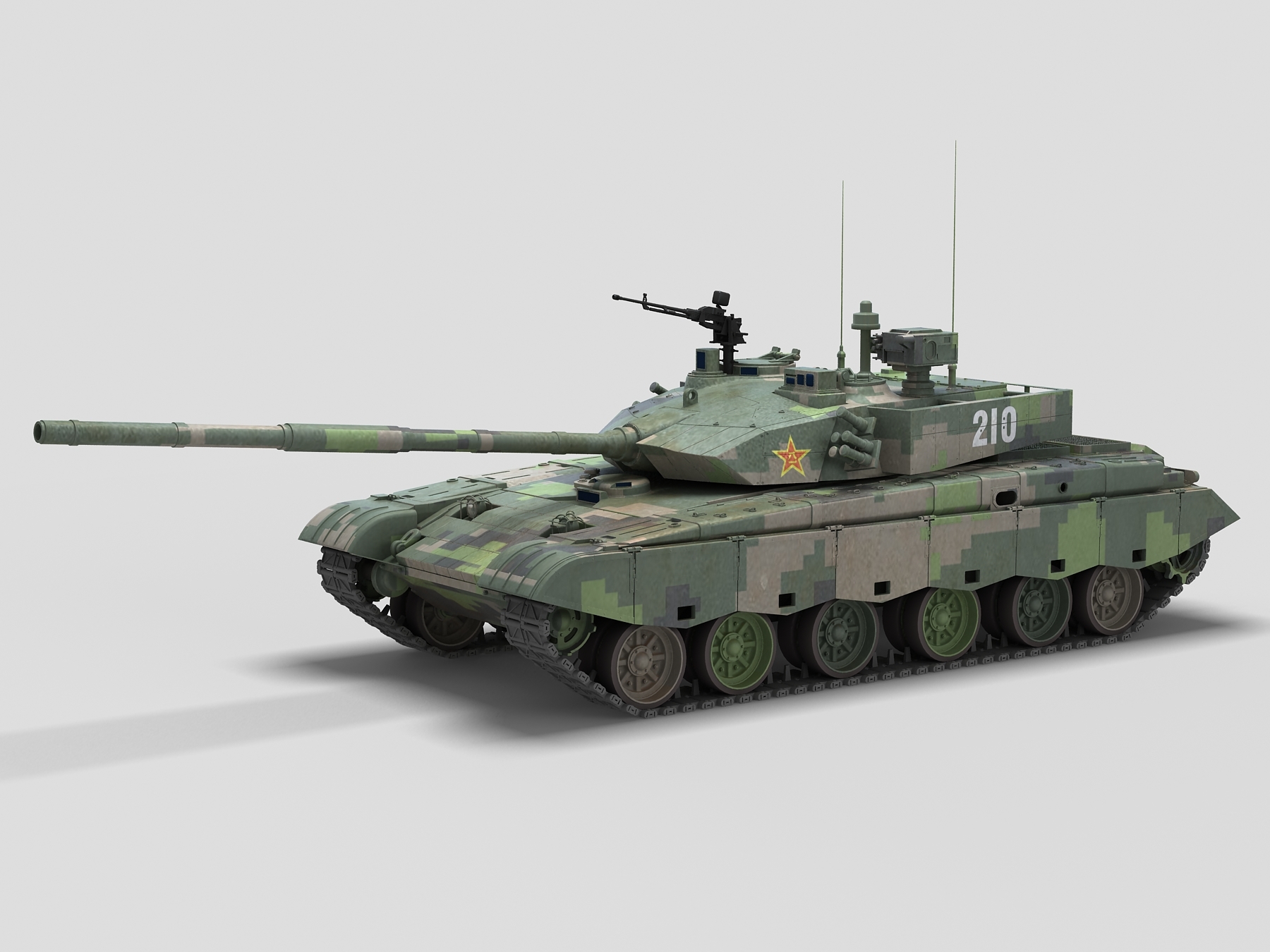 Type 99 chinese tank 3D model - TurboSquid 1253076