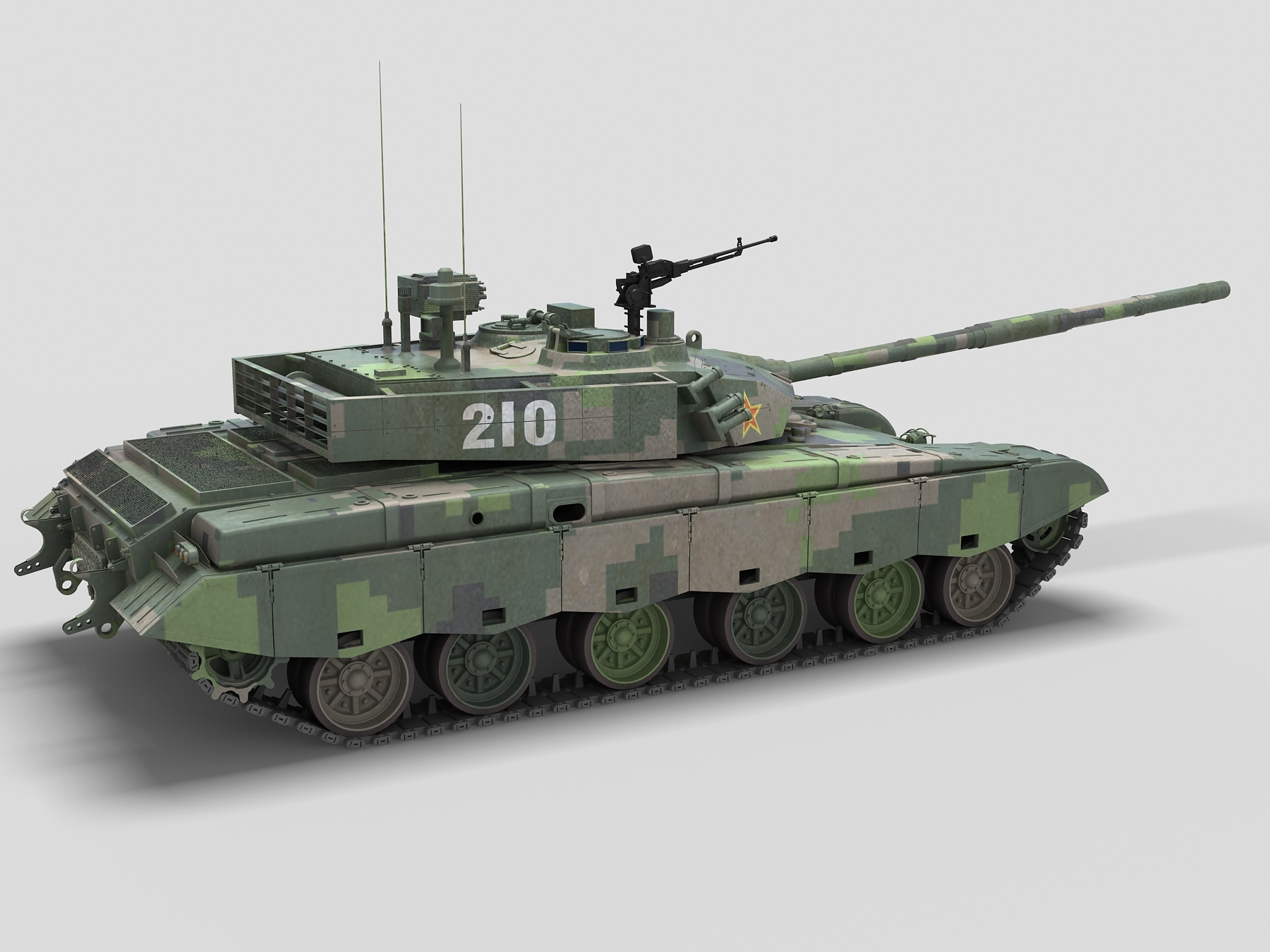 Type 99 chinese tank 3D model - TurboSquid 1253076
